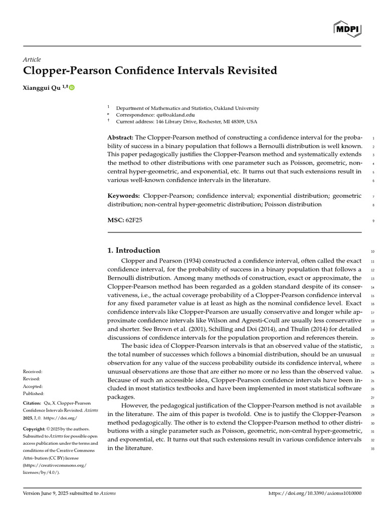 R Function Computing Confidence Intervals of Odd Ratios | PDF ...