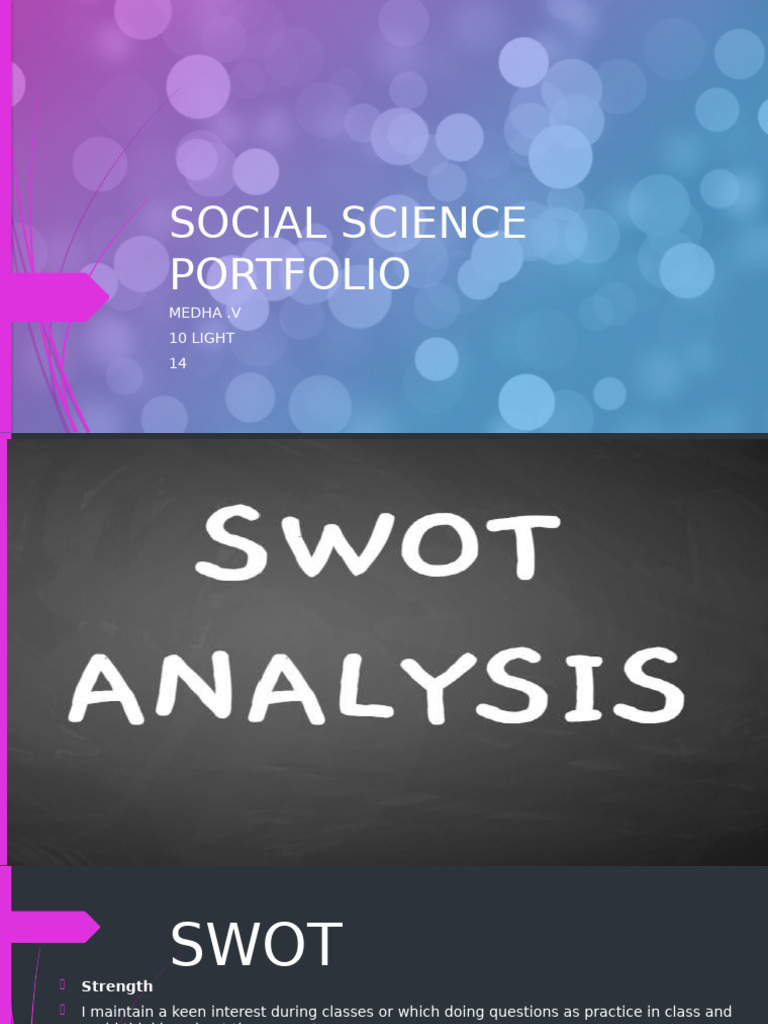 Social Science Portfolio Preboard | PDF