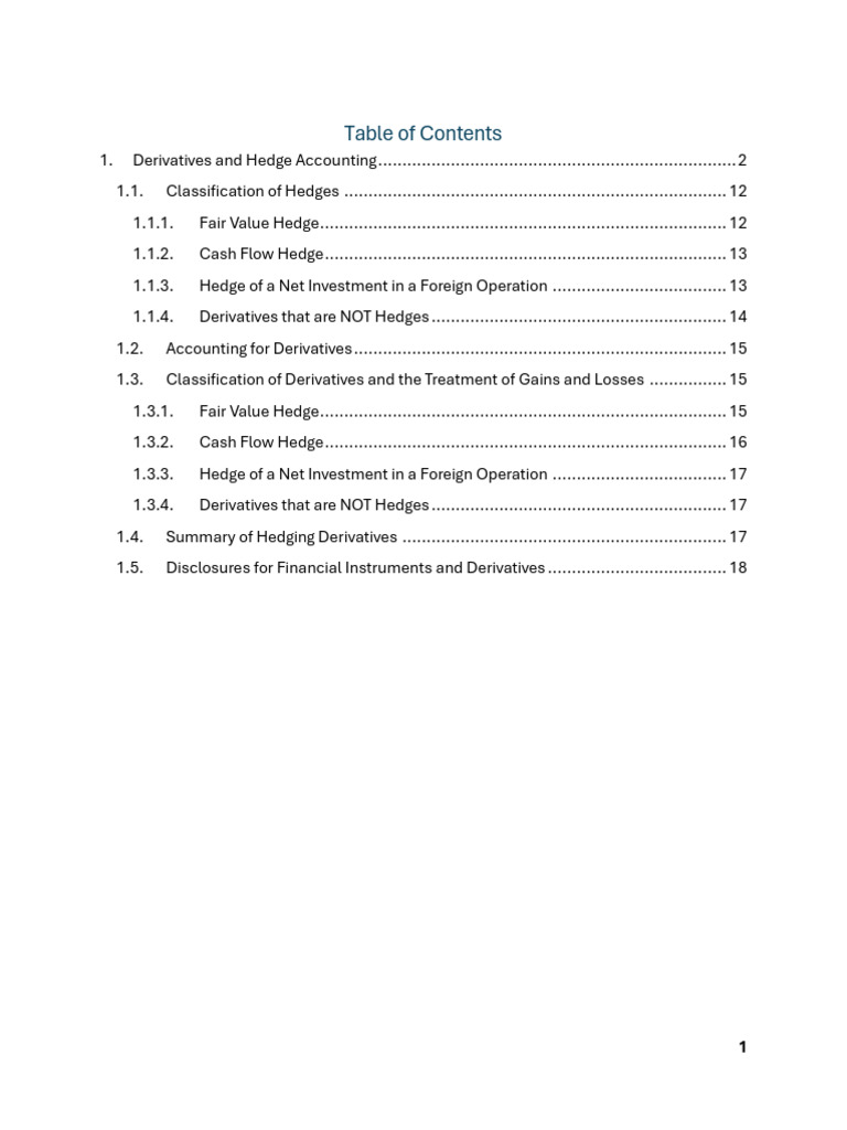 Derivatives and Hedge Accounting Guide | PDF | Option (Finance ...