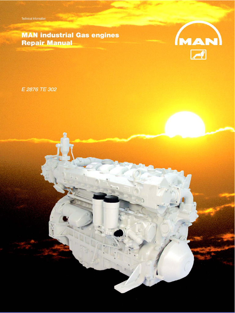 Man Industrial Gas Engines e 2876 Te 302 Repair Manual | PDF | Project ...