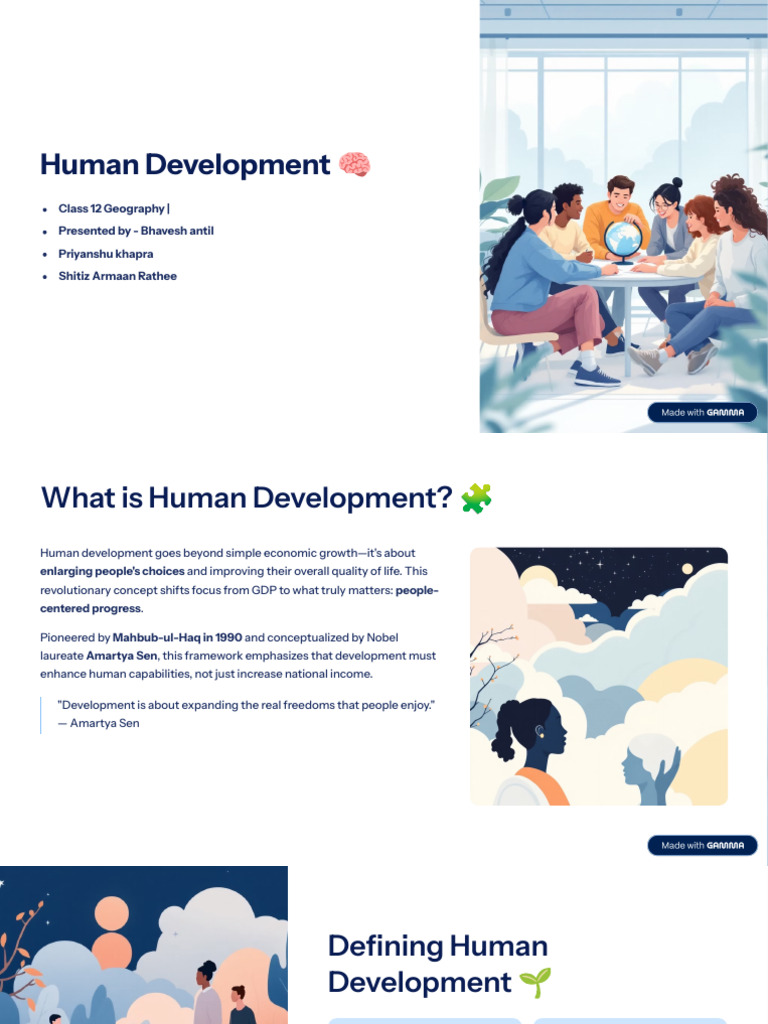 Human-Development FINAL PDF | PDF | Human Development Index | Economic ...