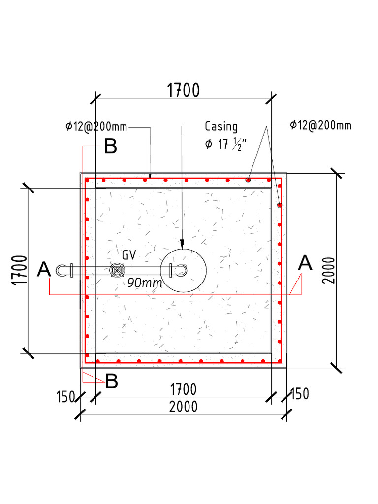 Protection Chamber For Deep Well Openong-SHEET 1 | PDF