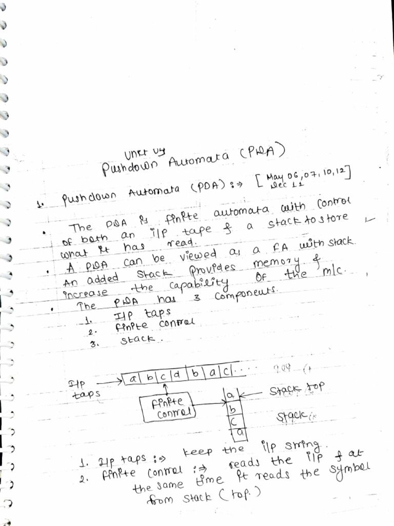 Toc notes | PDF