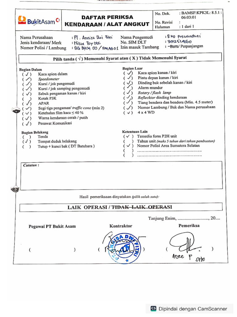 Commissioning PT. ADF-1 | PDF