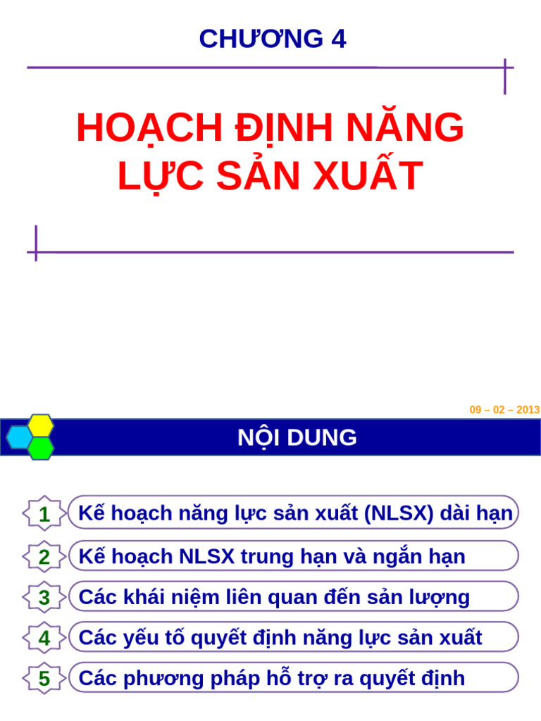 C4-Hoach Dinh Nang Luc San Xuat | PDF