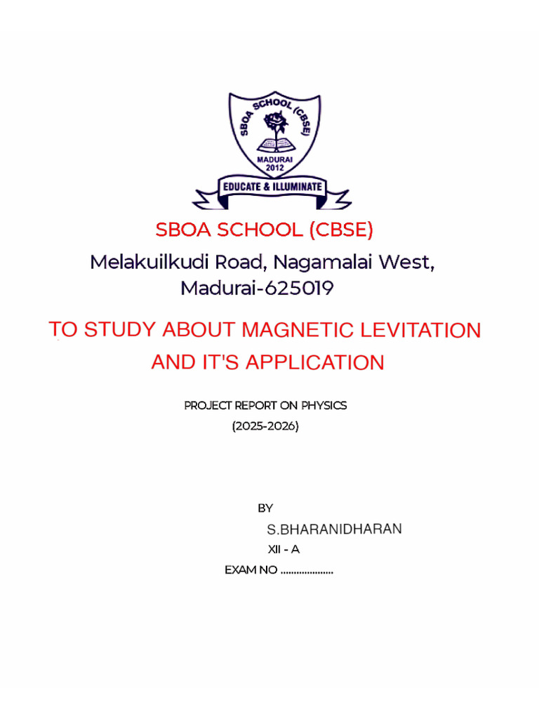 Project Cover Page | PDF