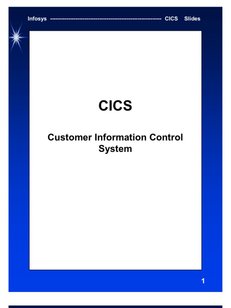 CICS Infosys | PDF | Operating System | Areas Of Computer Science