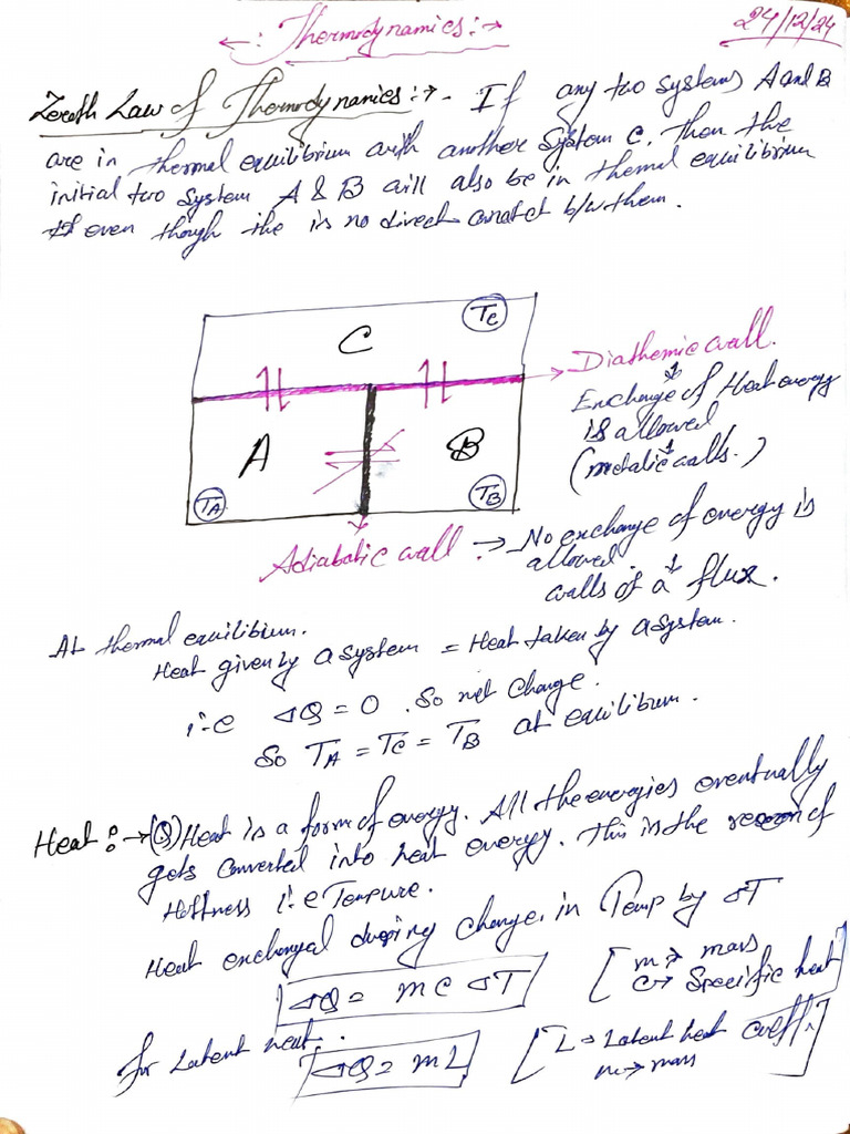 Thermodynamics Class 11 | PDF