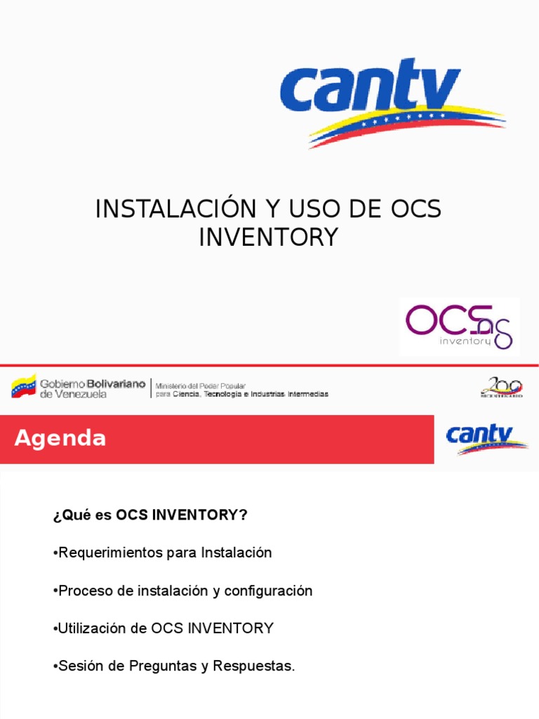 SL - 013 Contenido Especializado - Instalacion y Uso de Ocs Inventory | PDF | Servidor HTTP ...