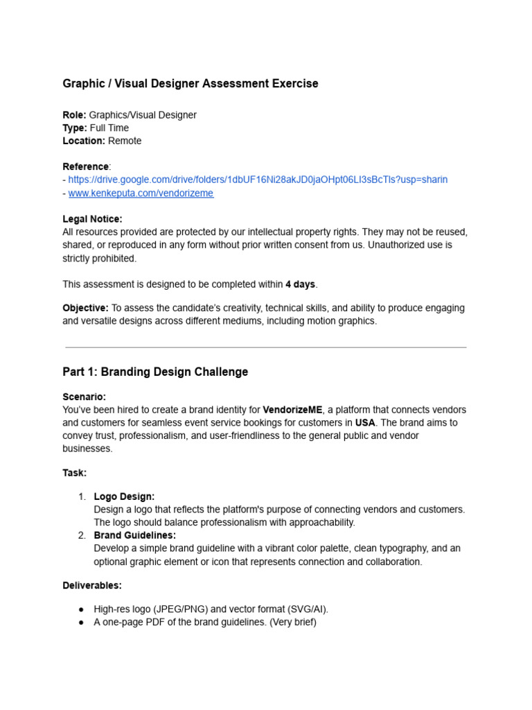 Graphic Designer Assessment Exercise | PDF | Adobe Photoshop | Computing