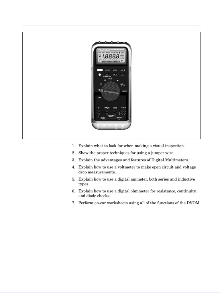 Toyota Series Electrical 623 Training Course Elec013 Electrical ...