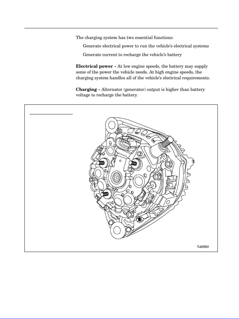 Toyota Series Electrical 623 Training Course Elec04 The Charging System ...