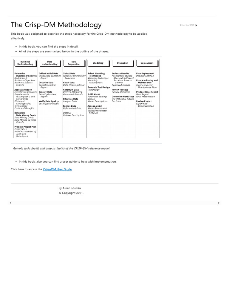 Crisp-DM Methodology Guide | PDF | Data | Evaluation