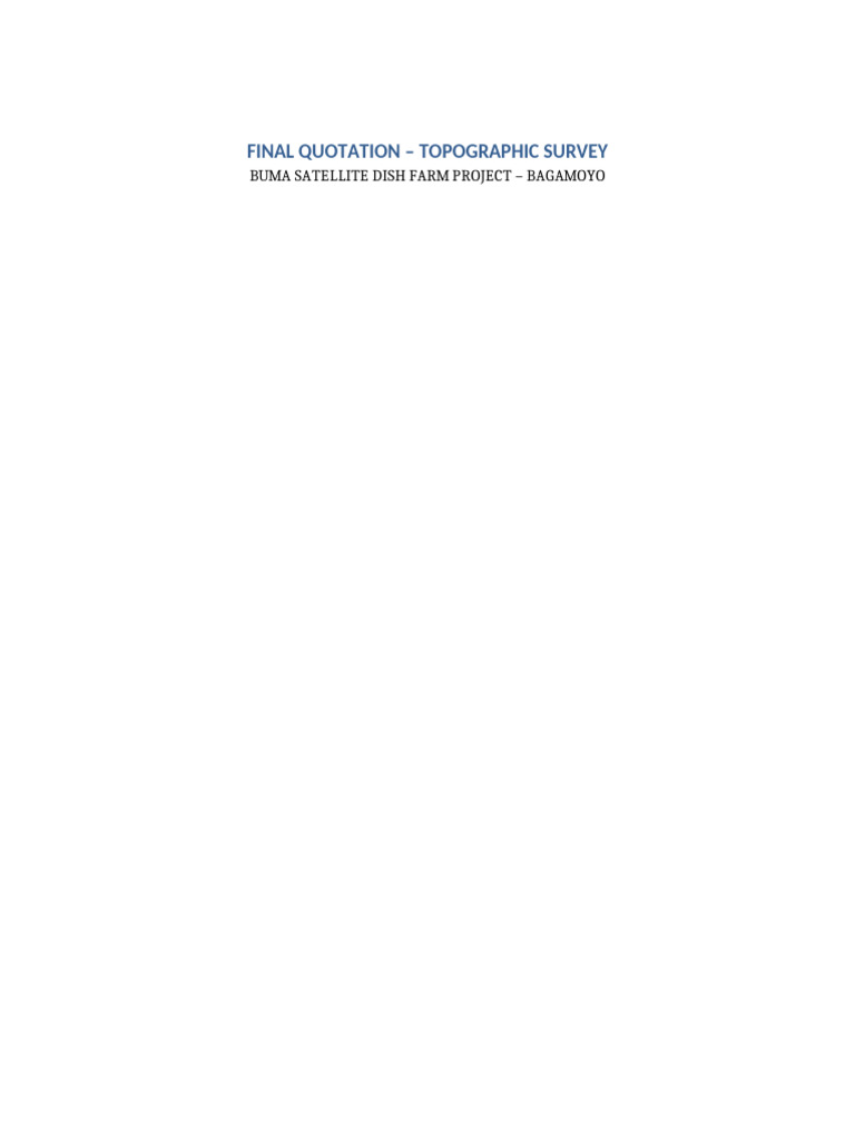 Final Buma Quotation | PDF