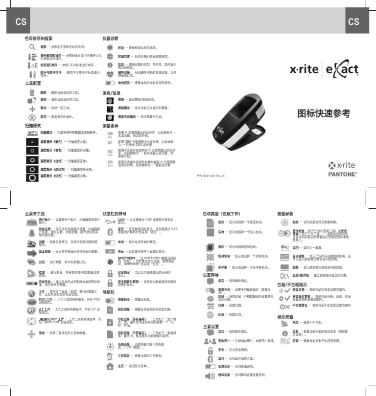 EXact Icon Reference (CS) - RevB | PDF