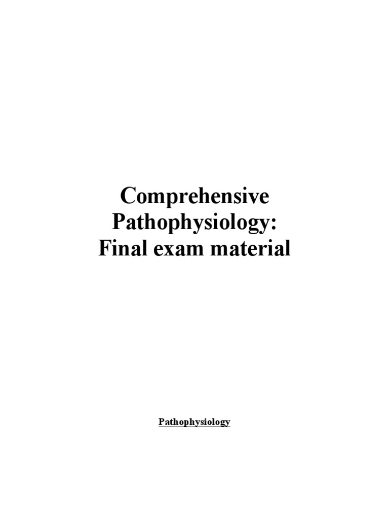 Comprehensive Pathophysiology | PDF | Diabetes Mellitus | Medical ...