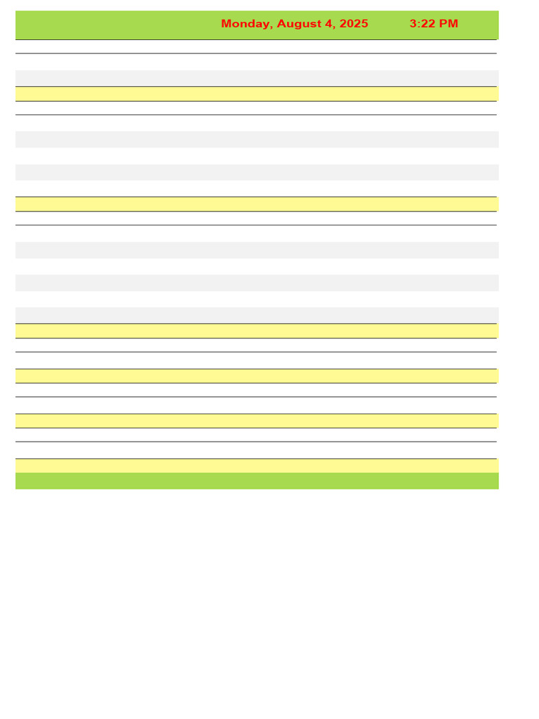 GA Report Summary - August 2025 | PDF