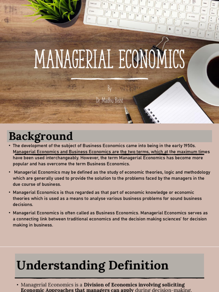 Managerial Economics-Nature & Scope | PDF | Economics | Mathematical ...