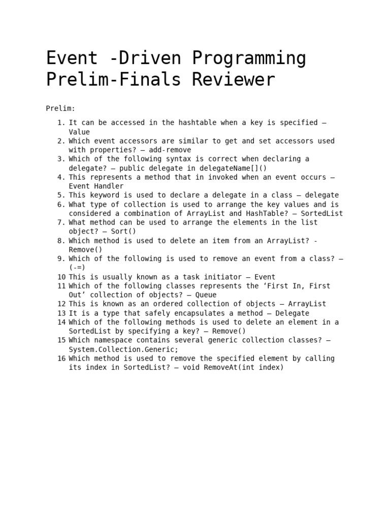 Event Driven | PDF