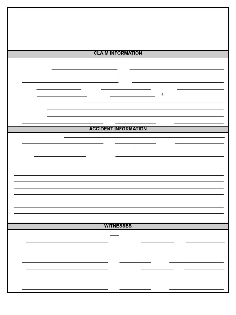 Automobile Accident Report Form | PDF | Fraud | Fine (Penalty)