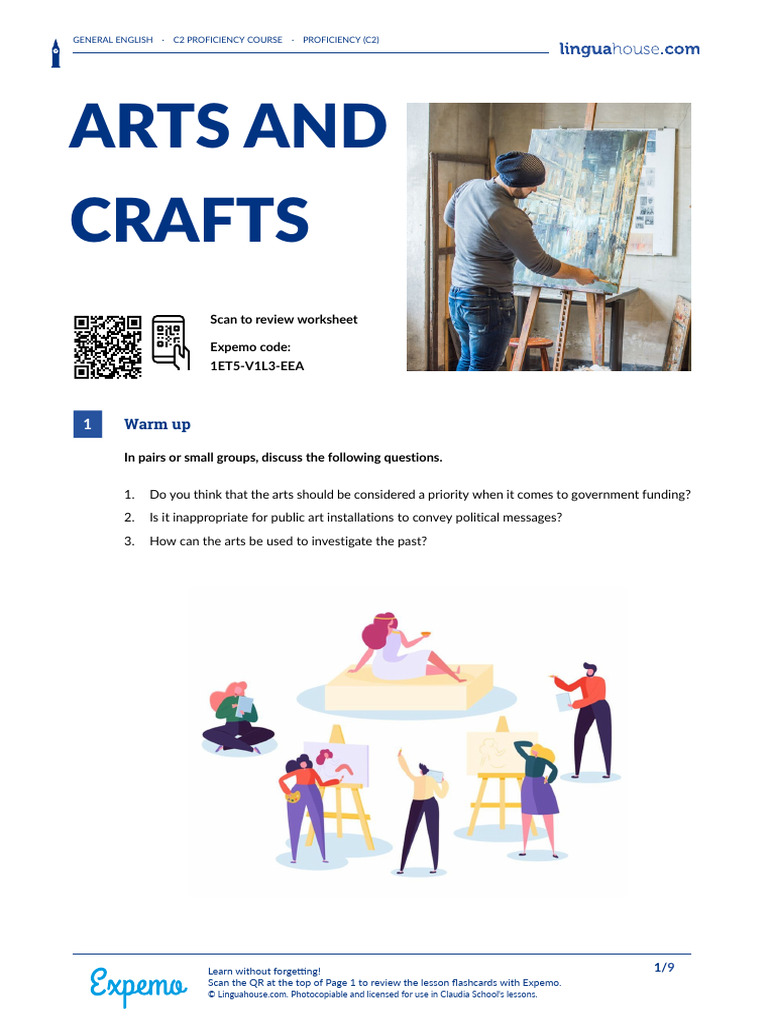 C2 Proficiency Course: Arts and Crafts | PDF