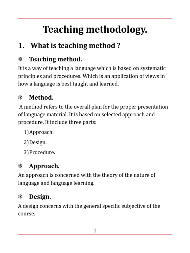Teaching Methods for Language Learning | PDF | Second Language | Learning