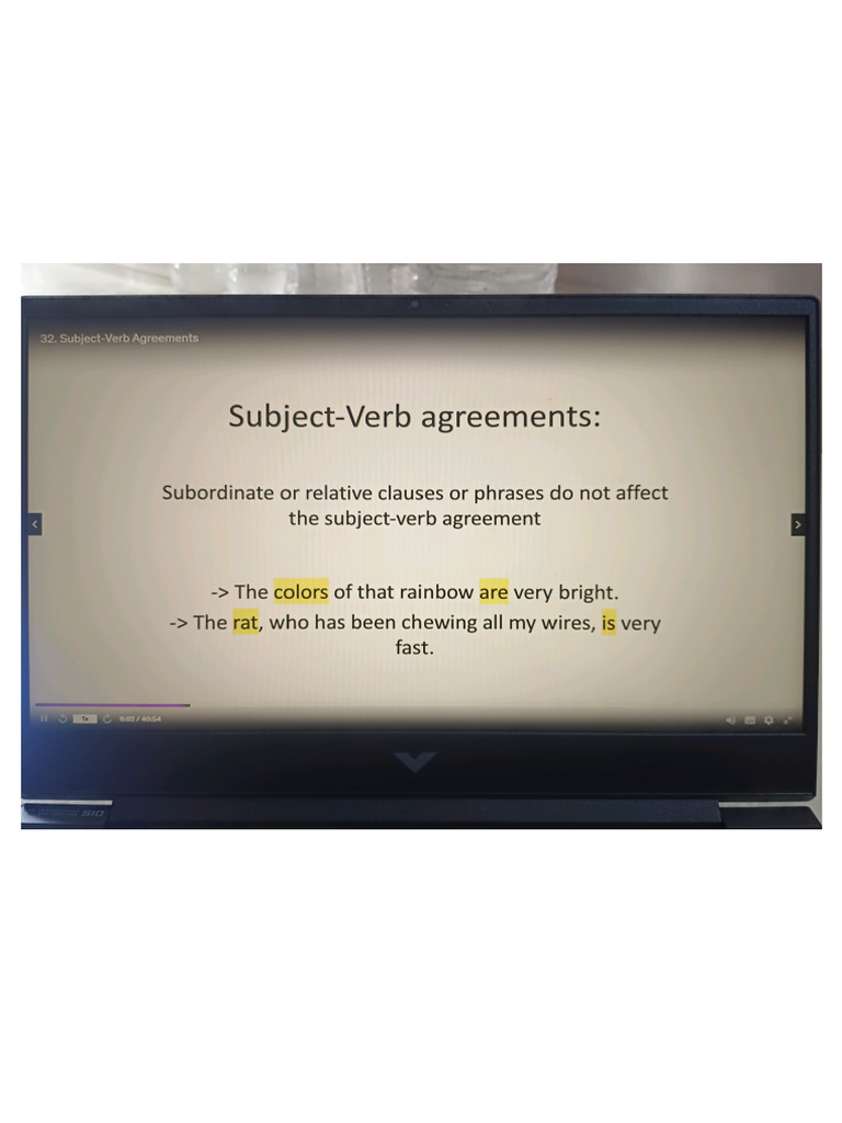 5.Subject Verb Agreement | PDF