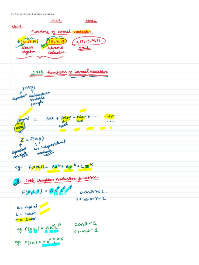 Mme2 CH 15 Notes | PDF