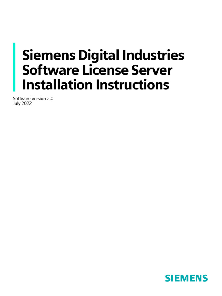 Siemens Software License Server | PDF | Command Line Interface ...
