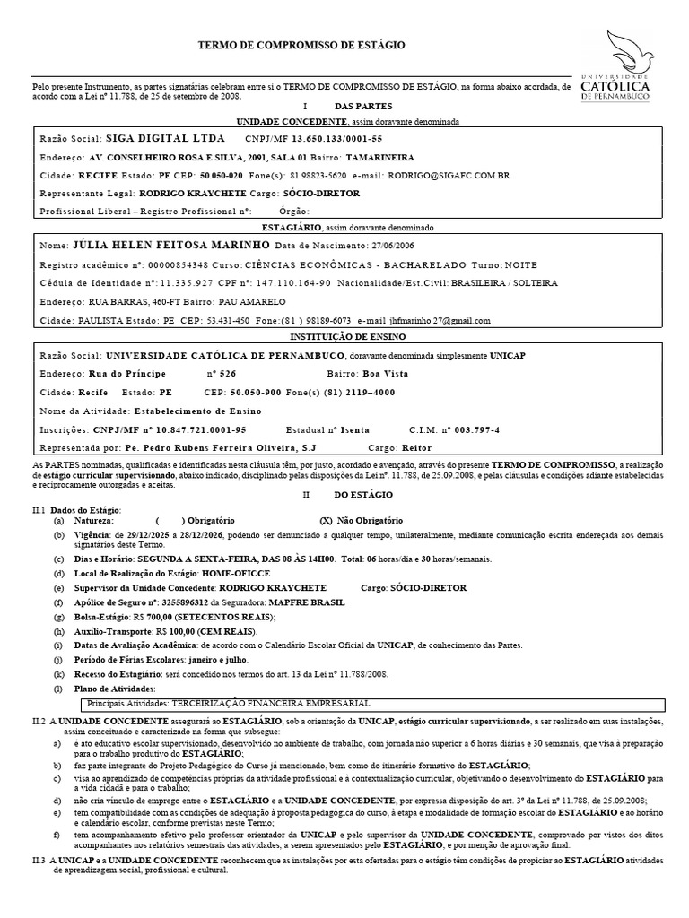 Termo de Compromisso de Estagio Julia Siga Assinado Assinado %281%29 ...