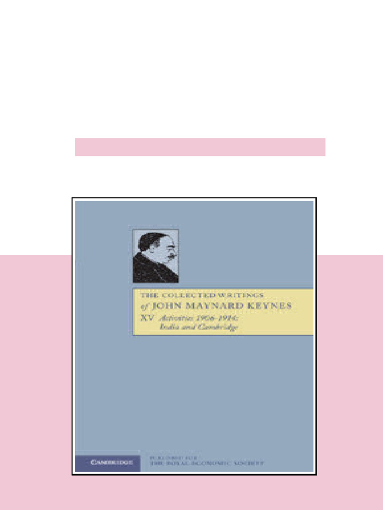 (Ebook) Activities 1906-1914: India and Cambridge by Keynes, John ...