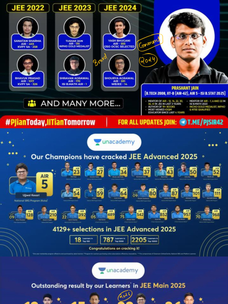 Quadratic Equations JEE Main (2024) PYQ's Notes PDF | PDF