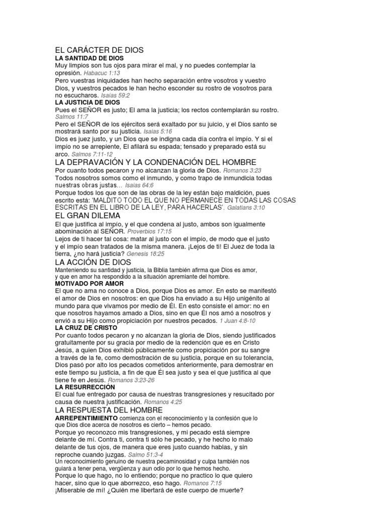 El Carácter de Dios | PDF | Cristo (título) | Pecado
