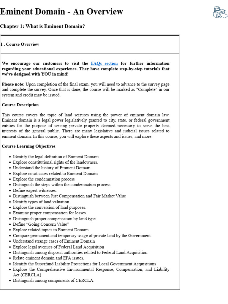 Eminent Domain Full | PDF | Eminent Domain | Common Law