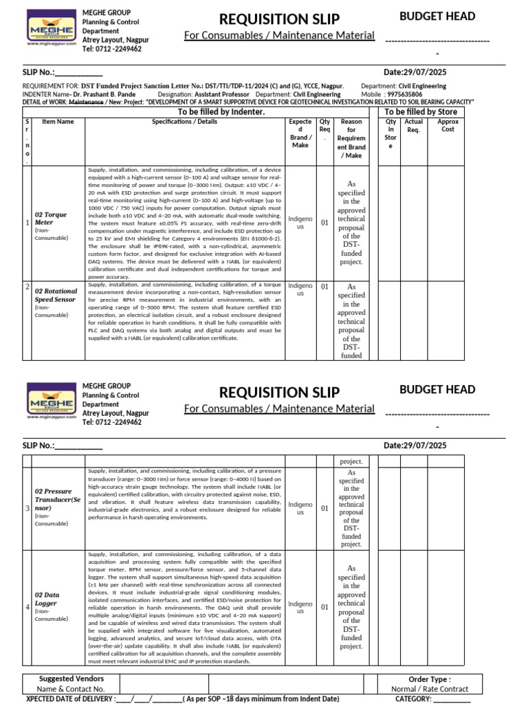 Extended Date of Enquiry for DST Non Consumable 1 | PDF | Data ...