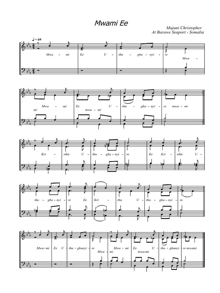 Mwami Ee, Uthughanyire | PDF