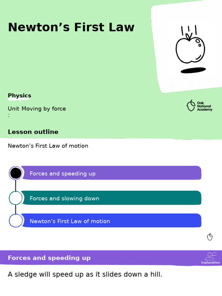 Understanding Newton's First Law of Motion | PDF | Force | Newton's ...