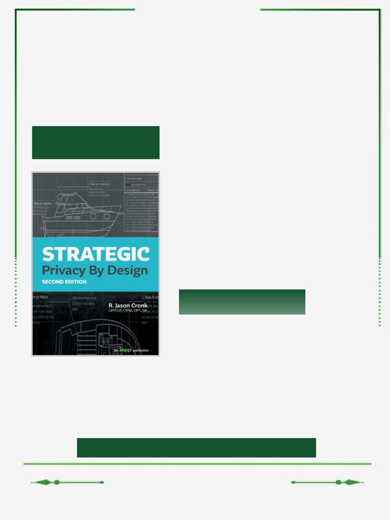 Strategic Privacy by Design 2nd Edition CONVERTED R. Jason Cronk eBook ...