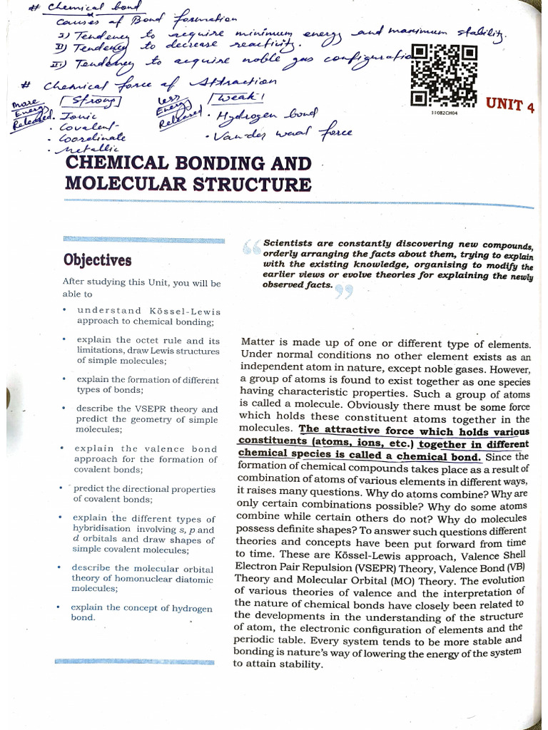 Chemical Bonding 1 | PDF