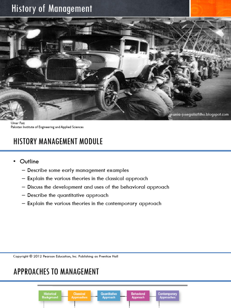 History and Approaches to Management | PDF | System | Business