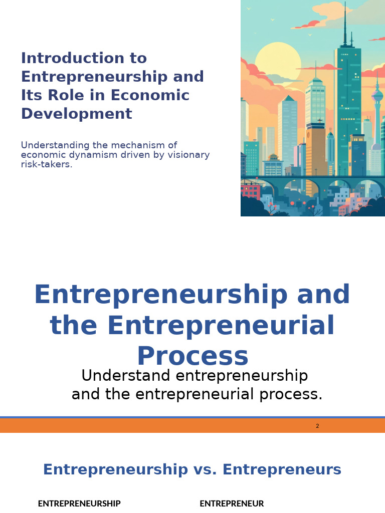 Entrepreneurship's Economic Impact Explained | PDF | Entrepreneurship ...