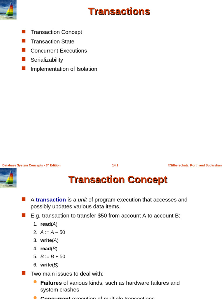 Understanding Database Transactions | PDF | Database Transaction ...
