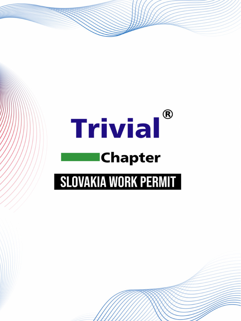 Slovakia Work Permit | PDF