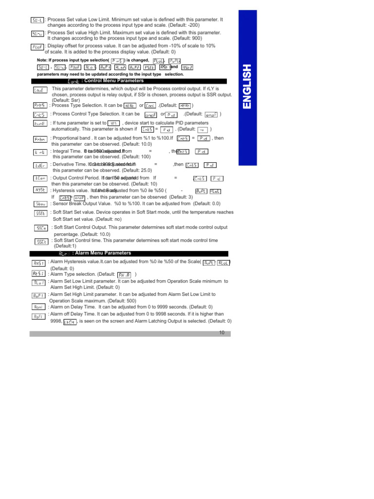 User Manual Emko ESM-4420 (English - 64 Pages) | PDF | Parameter ...