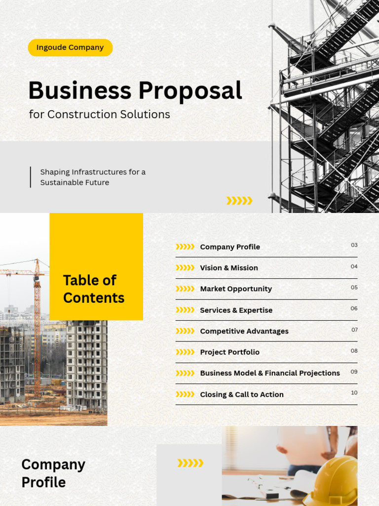 Sustainable Infrastructure Solutions Proposal | PDF | Infrastructure ...