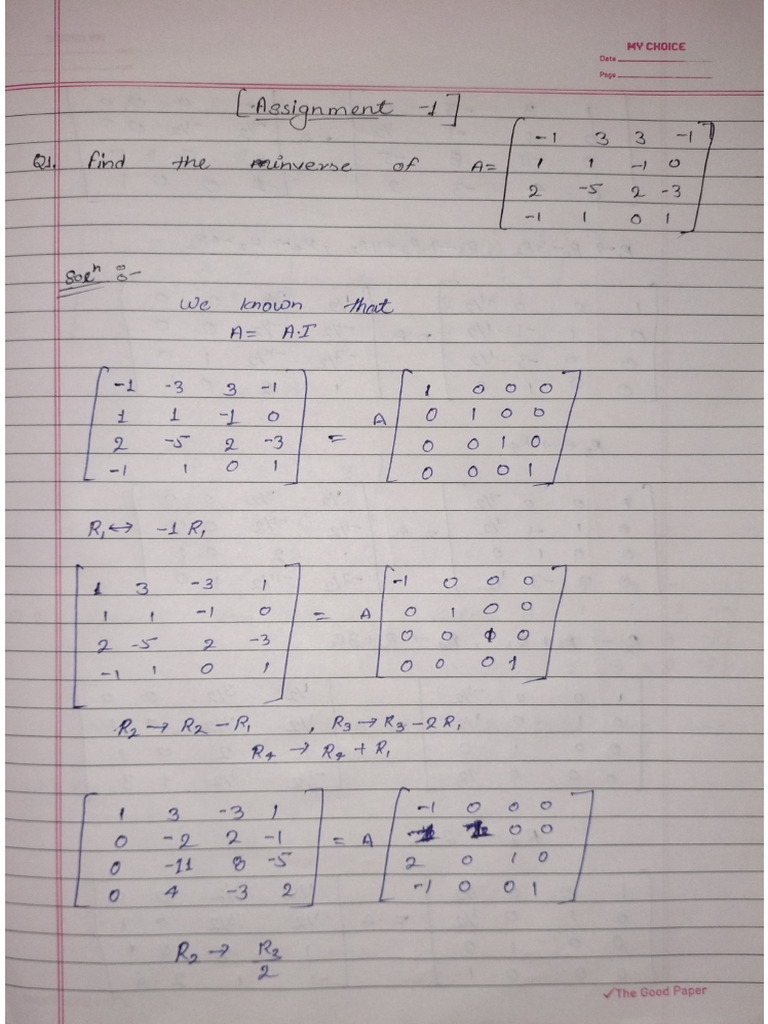 Math Assignment | PDF