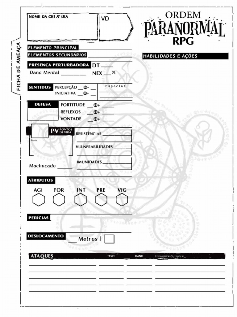 Elementos de RPG: Atributos e Habilidades | PDF