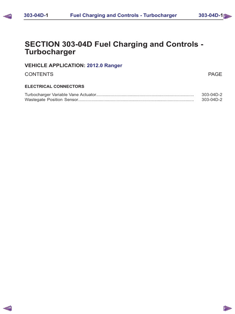 Ford Ranger Wiring Diagrams46 | PDF