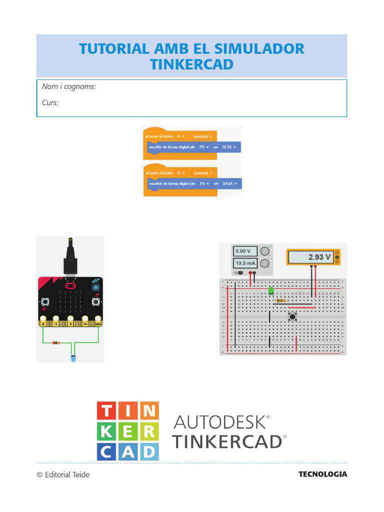 Tutorial Simulador Tinkercad | PDF