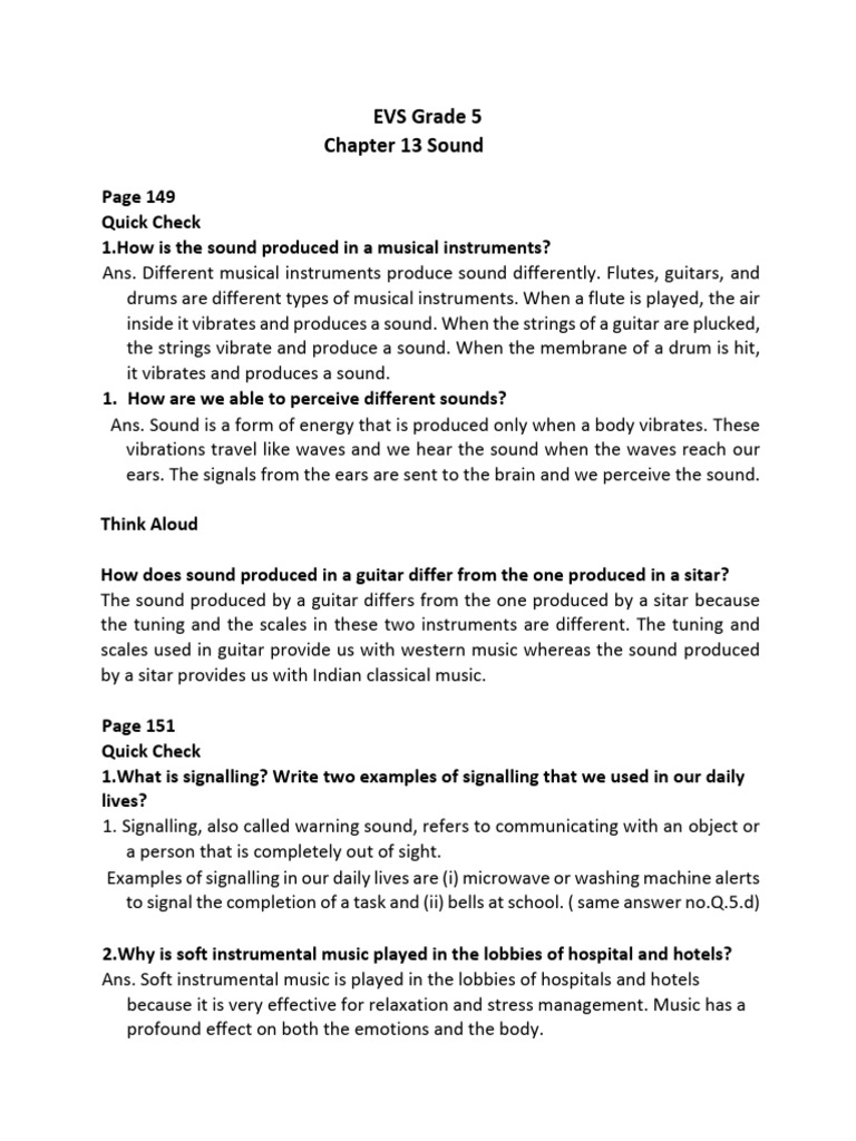 Chapter 13_Sound_NB notes | PDF | Sound | Noise